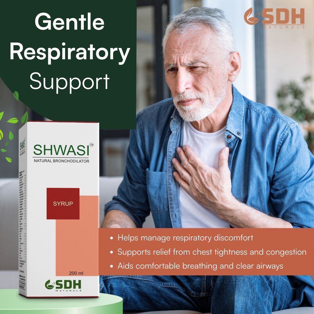 SDH Naturals Shwasi Ayurvedic Cough Syrup With Goodness of Apamarg, Ar