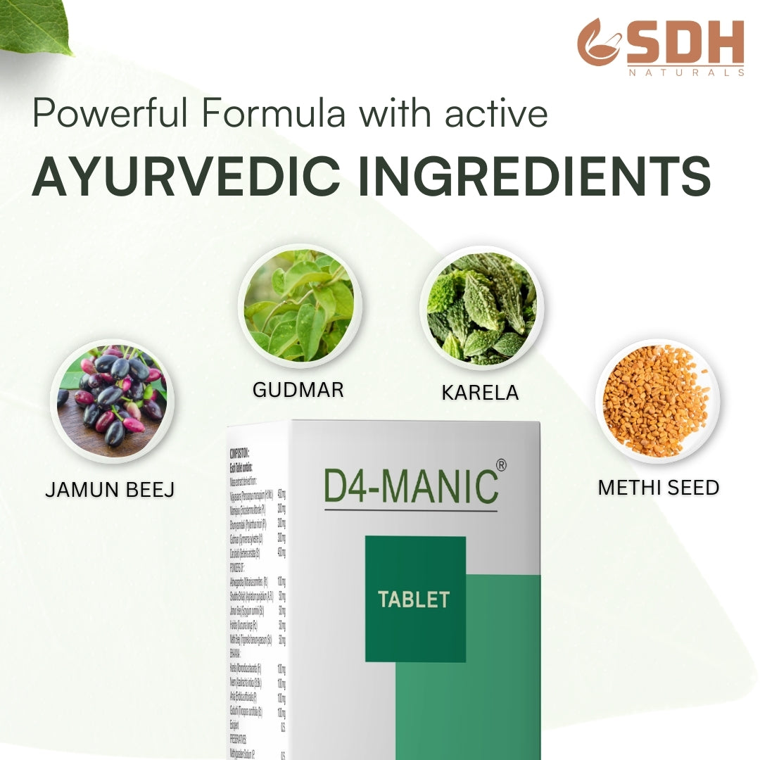 D4 MANIC TABLET | Diabetic Care – SDH Naturals