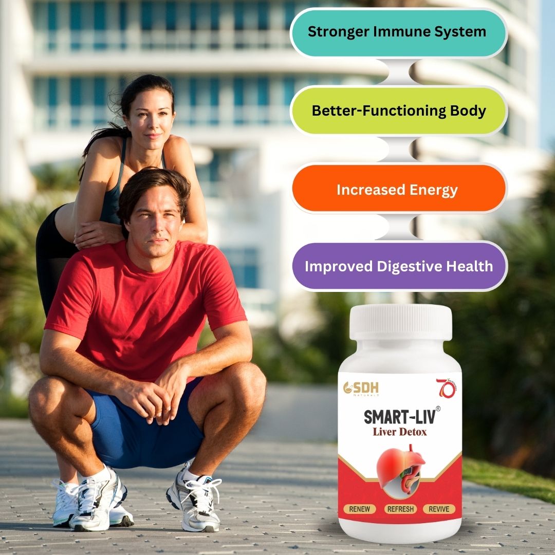 SDH Naturals Smart Liv Liver Detox Capsules | Ayurvedic Liver Health S