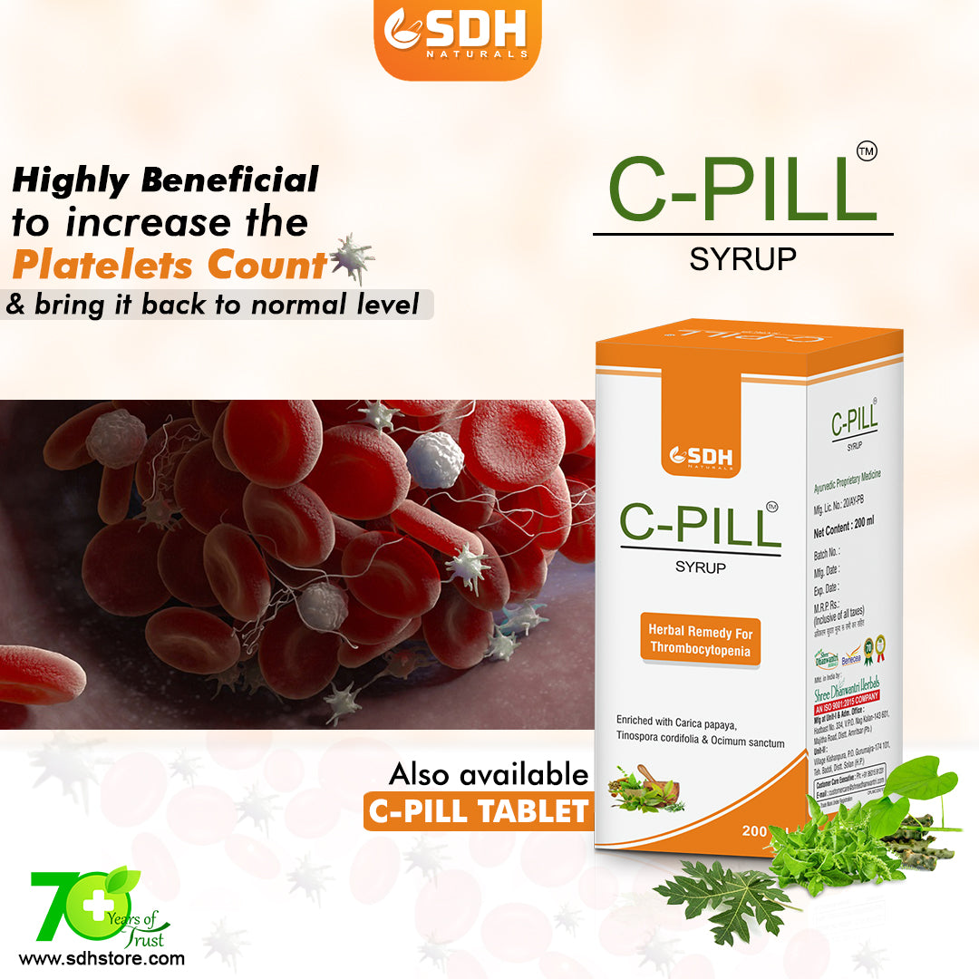 C-Pill Syrup - Elevate Platelet Counts, Boost Immunity! – SDH Naturals